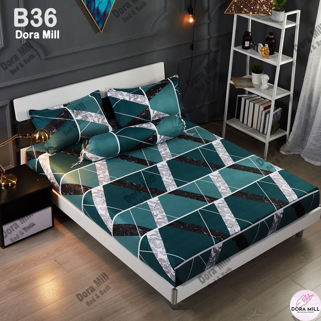 Premium Cotton 650 Threadcount 4in1 Queen / 2in1 Single Fitted Bedsheet ...