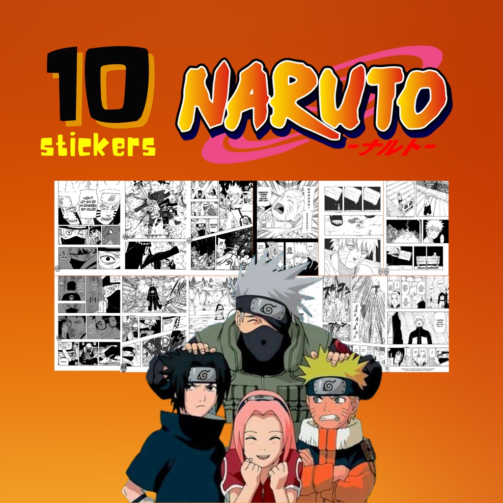 Naruto Wall Collage Kit | Naruto Sticker | Anime Wall Collage | Shopee ...