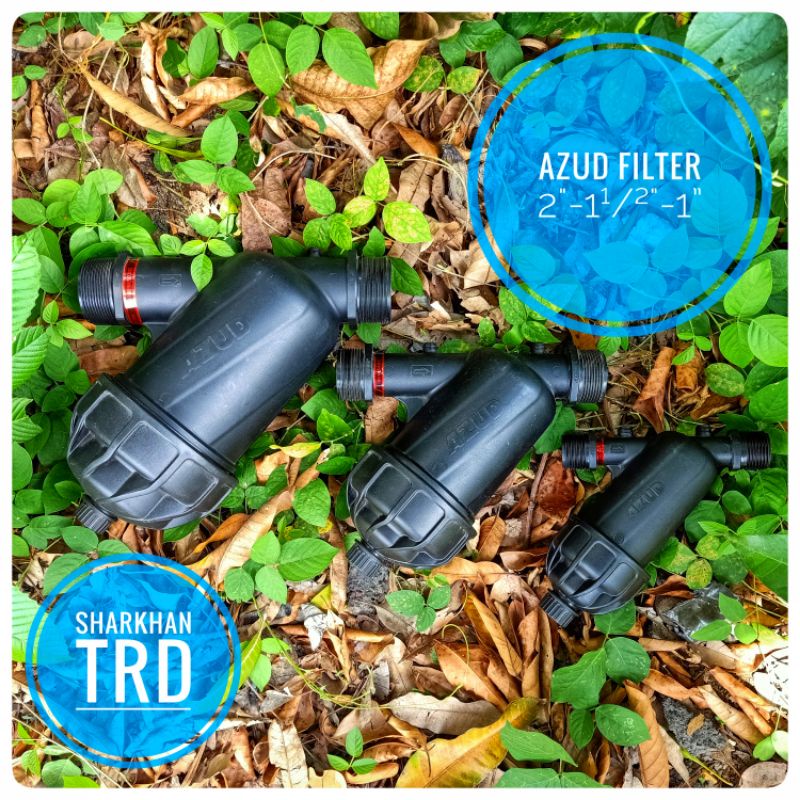 1pcs 2"-1¹/²"-1" AZUD DISC Mesh Water Filter Inlet & Outlet Low ...