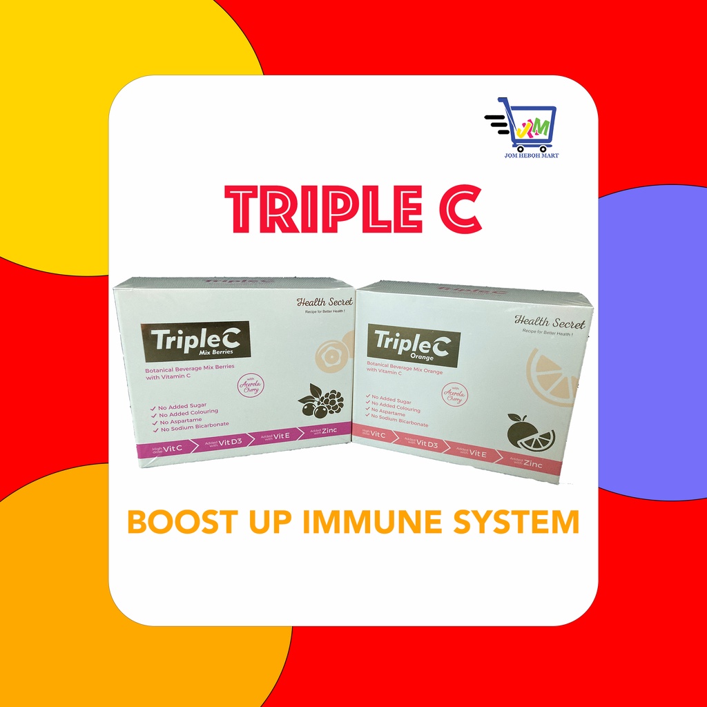 Health Secret - Triple C / Vitamin C / Vitamin D3 / Vitamin E | Shopee ...