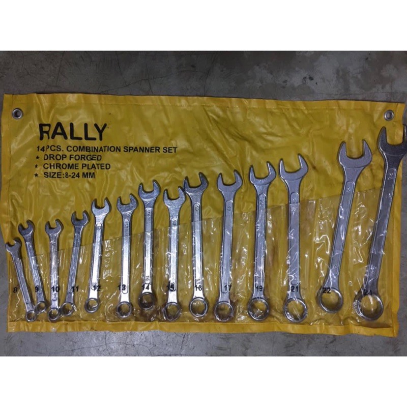 Spana Coman Ring Set Rally Brand 8mm-24mm (chrome plate)(drop forged ...