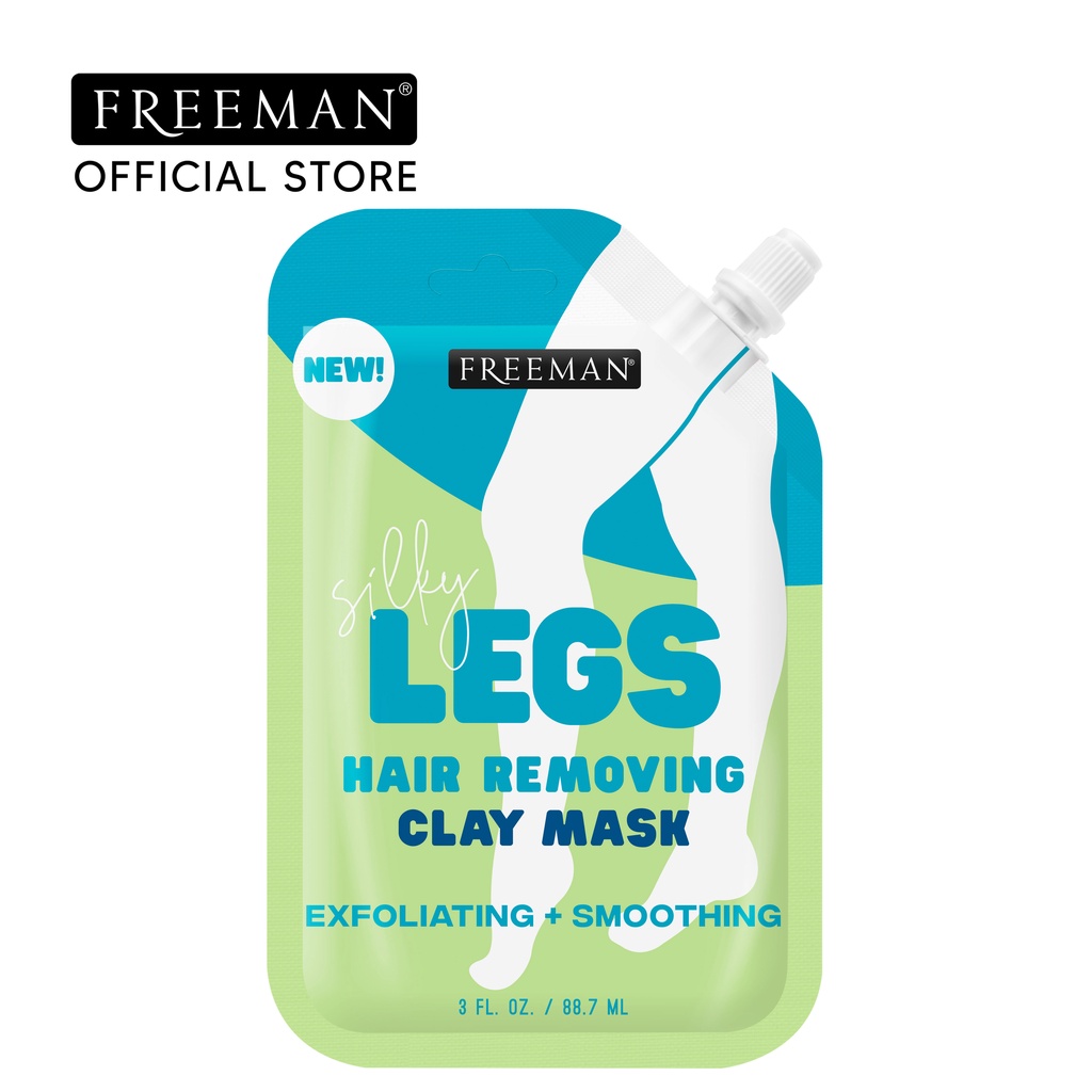 Freeman Beauty Silky Legs Hair Remover Exfoliating and Smoothing Clay ...