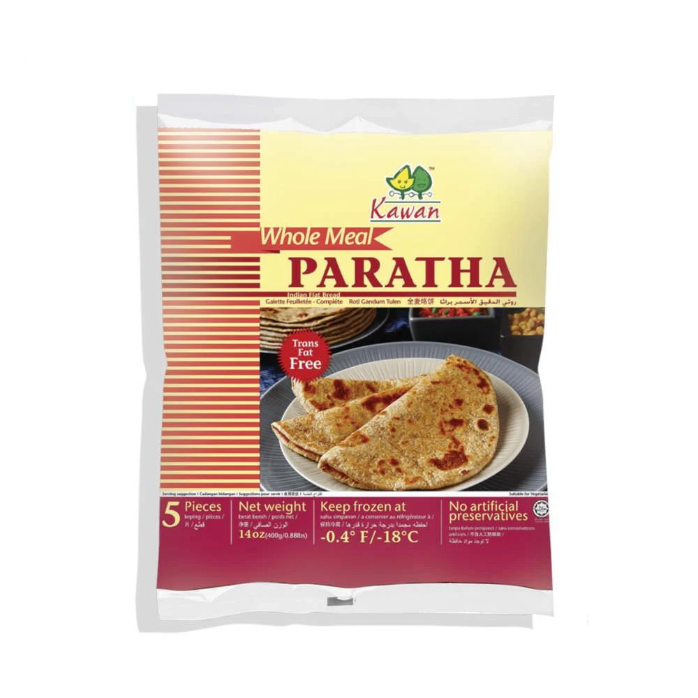 KAWAN ROTI PARATHA WHOLEMEAL 80GM | Shopee Malaysia