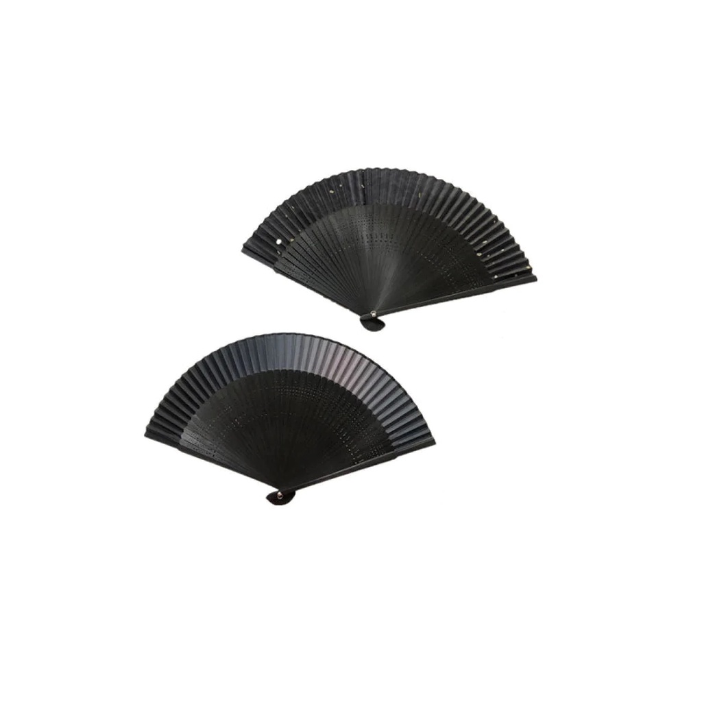 Daiso Japanese style handheld fan with short handle - Blow away the ...