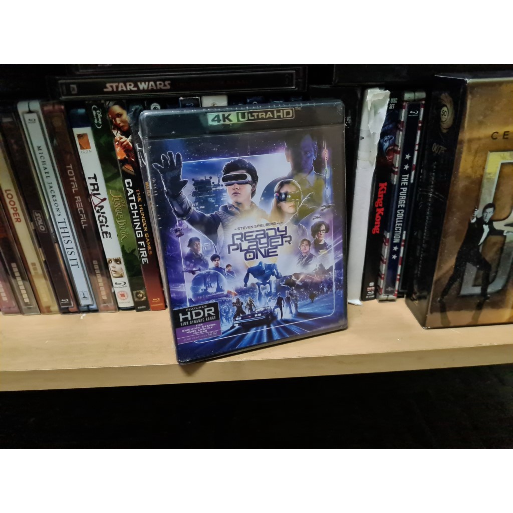 IN STOCK READY PLAYER ONE 4K ULTRA HD BLU RAY + STD BLU RAY 2 DISC SET NEW US IMPORT ORIGINAL ...