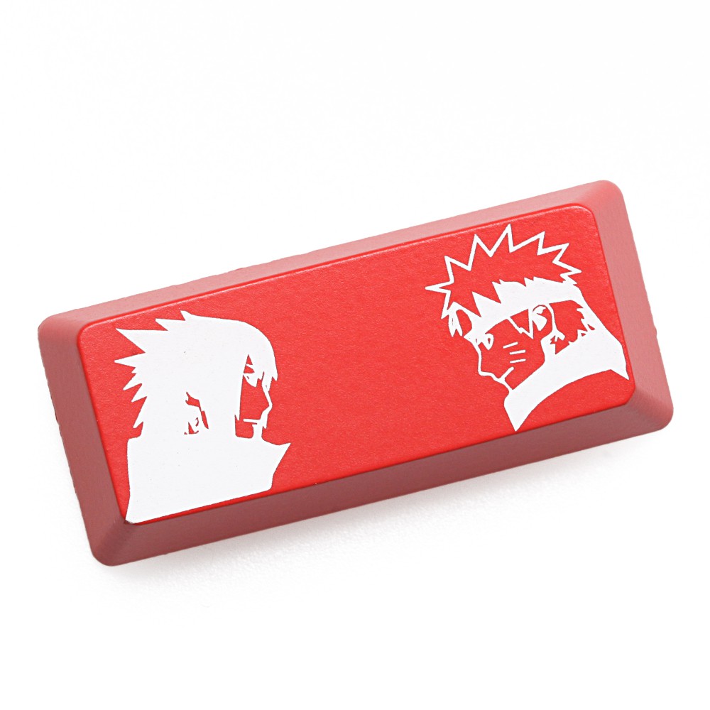 Mechanical keyboard personality translucent keycap red and black big ...