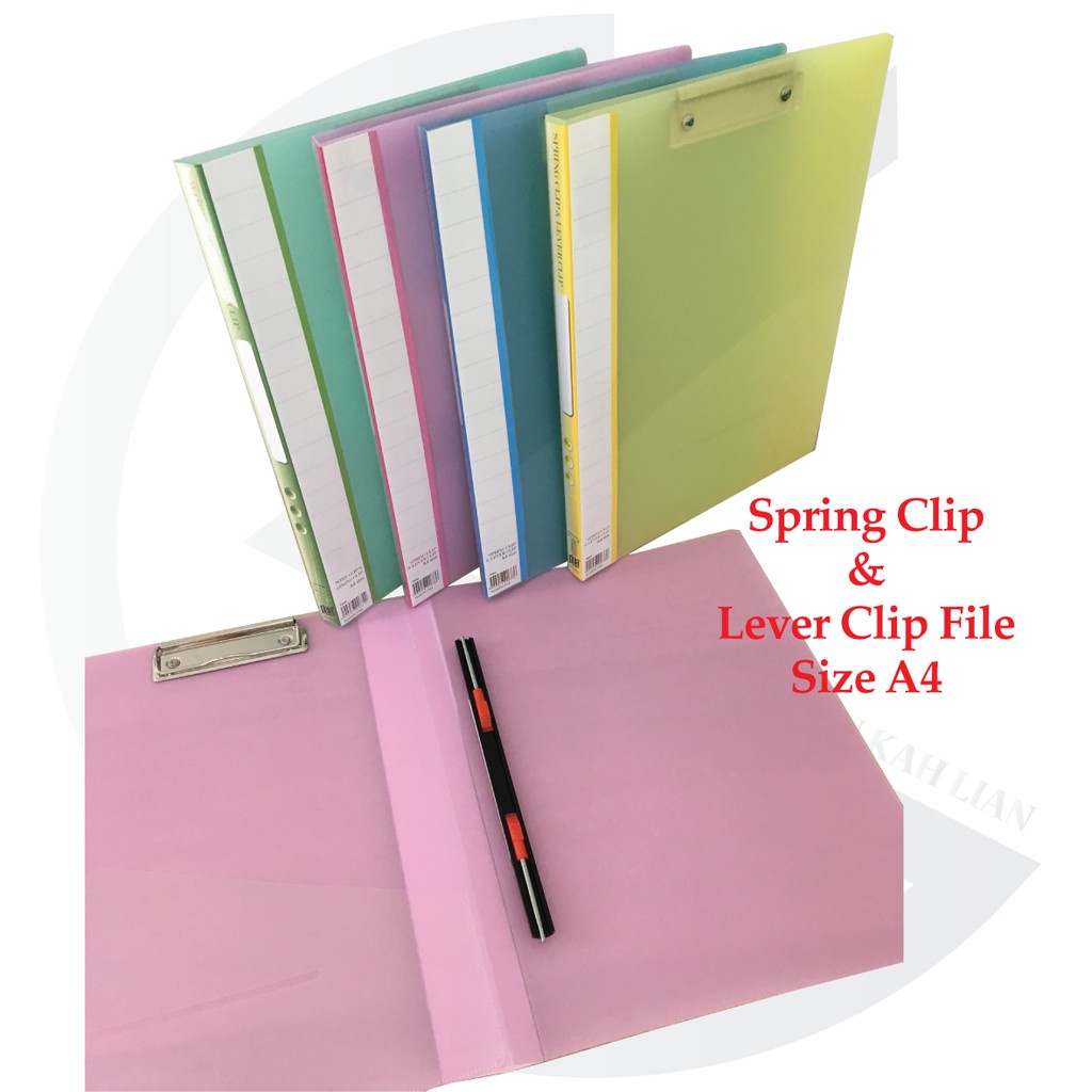 Astar Spring Clip & Lever Clip File – A4 Size | Shopee Malaysia