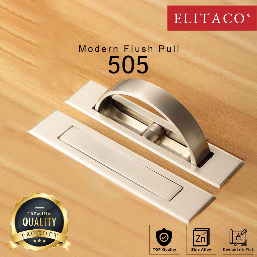 【ELITACO】Zinc Alloy 180 Rotary Tatami Handle Hidden Pull Silver 505 ...