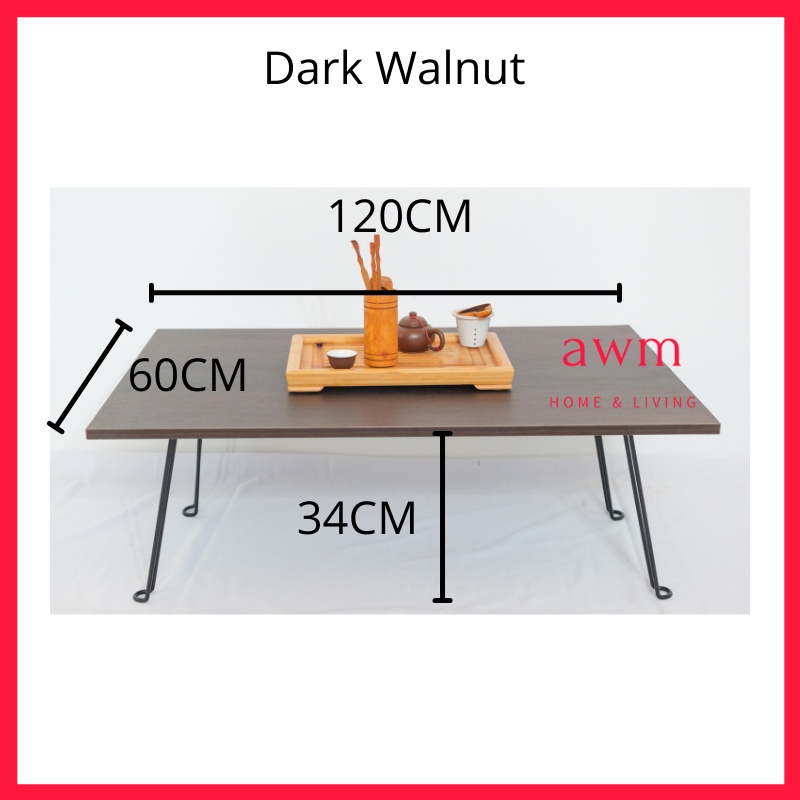 AWM Meja Jepun Murah japanese table foldable meja jepun lipat besar ...