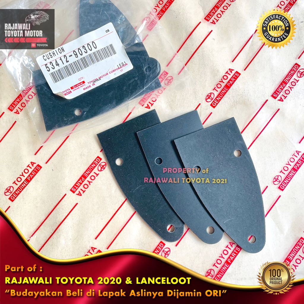 MESIN Hardtop Engine Hood Hinge Rubber 2F, HJ40 & BJ40 Front Mount ...