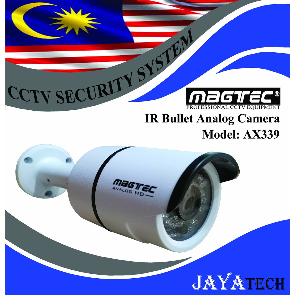 Magtec 2mp IR-Bullet 1080p Analog HD CCTV Camera[AX339] | Shopee Malaysia