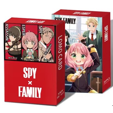 30Pcs/Pack SPYxFAMILY Loid Forger Anya Forger Yor Forger Lomo Cards ...