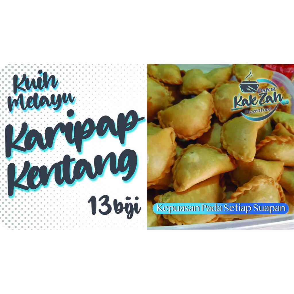 Karipap Kentang Kuih Melayu Frozen Dapor Kak Zah | Shopee Malaysia