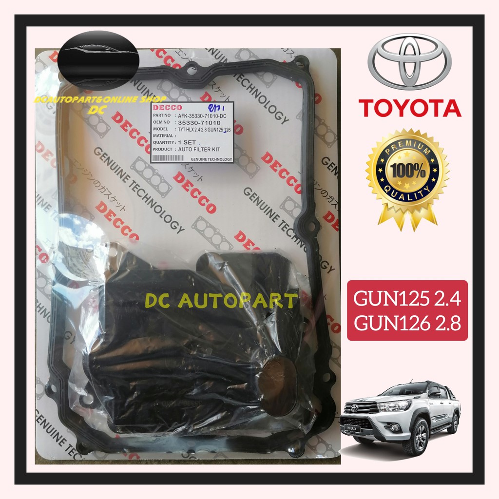 TOYOTA HILUX REVO ROCCO GUN125 GUN126 2.4 2.8 TRITON 2.4 MIVEC 2017 ...