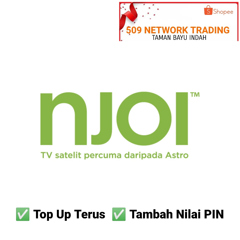 NJOI Top Up | NJOI Tambah Nilai | Shopee Malaysia