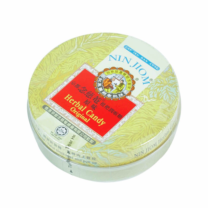 Nin Jiom Herbal Candy (Tin) 60G (Original /Tangerine Lemon) | Shopee ...