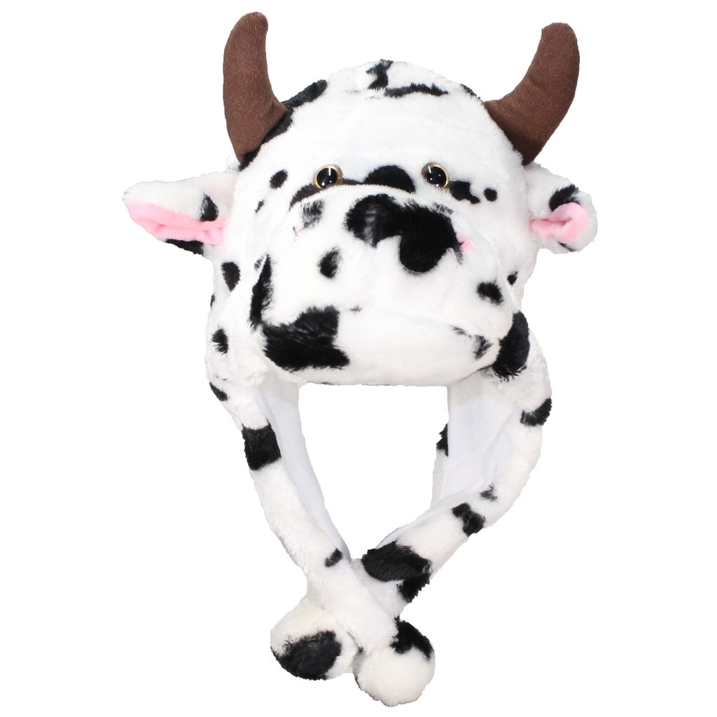topi ny Topi Lembu Tenusu, Lembu Tompok, Cow Hat (Animal Hat) | Shopee ...
