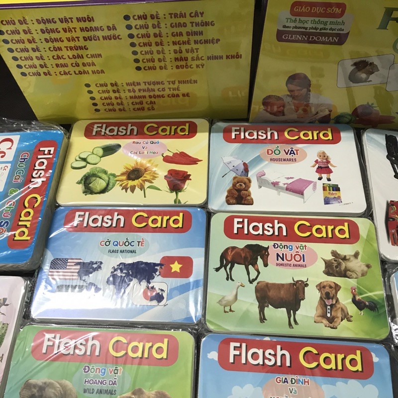 Smart Learning Card For Kids | Big Type | Vietnamese Bilingual Learning ...