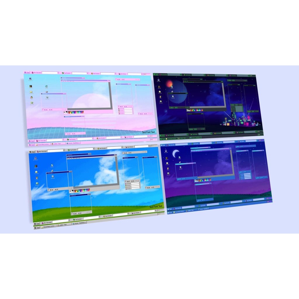 Nerd Or Die StreamOS stream Overlay / Screen Theme / Widget Theme ...