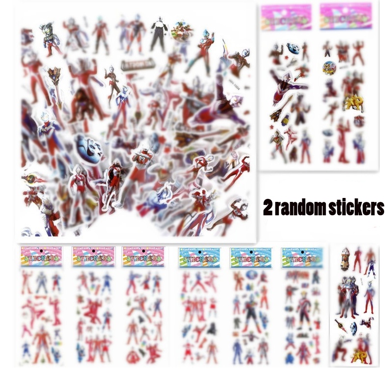 Anime Bubble Stickers Ultraman Stickers Kids Reward Stickers Ultraman ...
