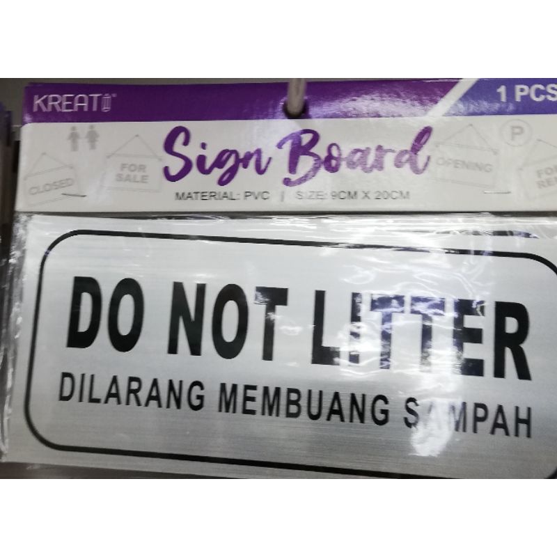 ARCYLIC PVC SIGN BOARD | SIGN BOARD PELBAGAI JENIS | Shopee Malaysia