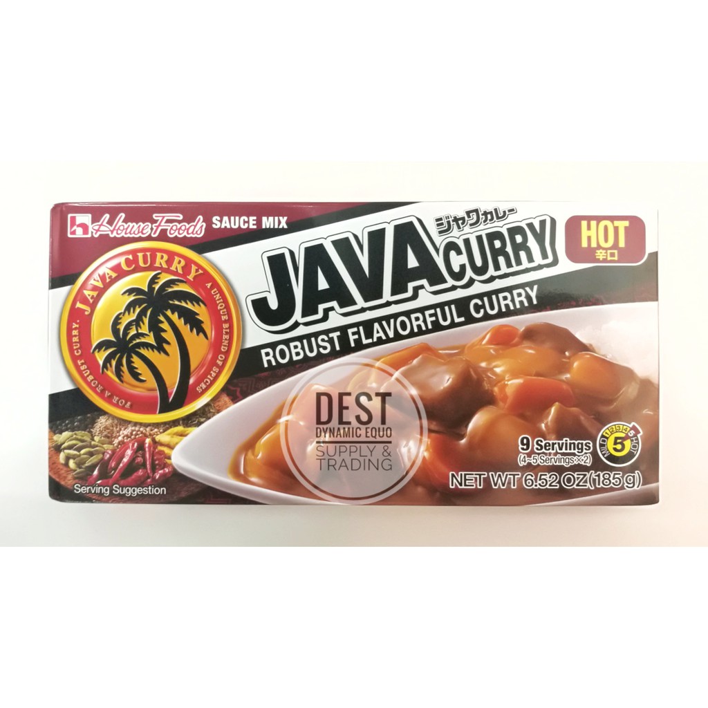 House Java Curry Sauce Mix 185g Hot Japanese Curry | Shopee Malaysia