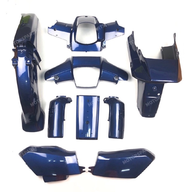 HONDA EX5 HIGH POWER HP EX5 DREAM FULL COVERSET COVER SET DARK BLUE ...