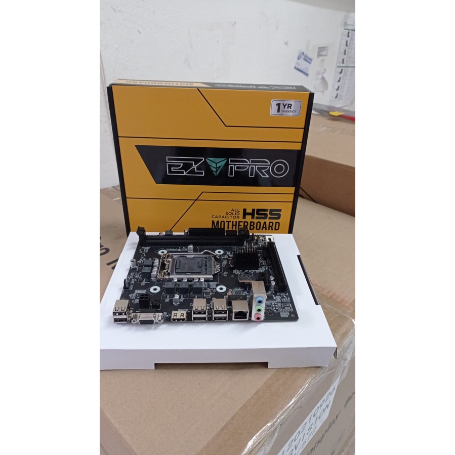 MOTHERBOARD EZPRO H55 MAINBOARD SOCKET 1156 INTEL LGA 1156 (OFFICIAL ...