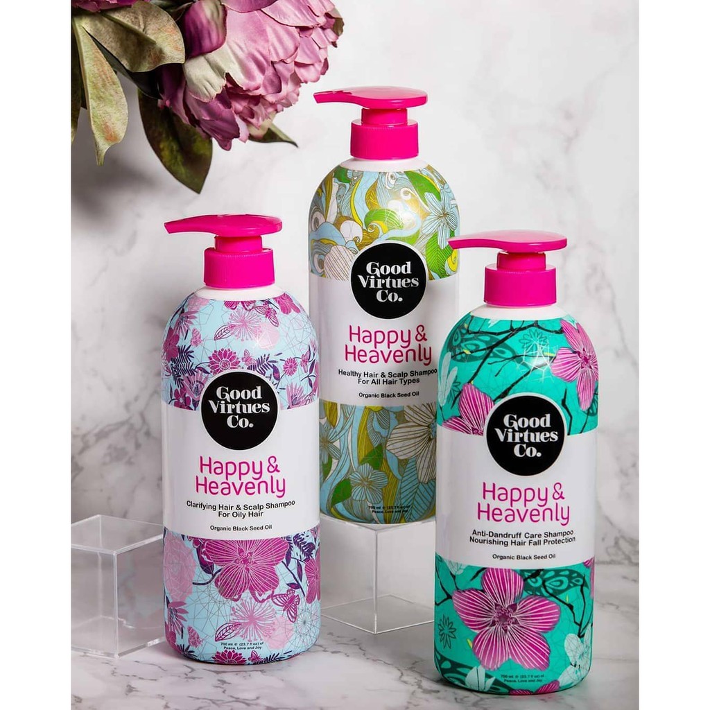 Good Virtues Co. [GVC] Hair Shampoo 700ml - Clarifying Oily/ Anti ...