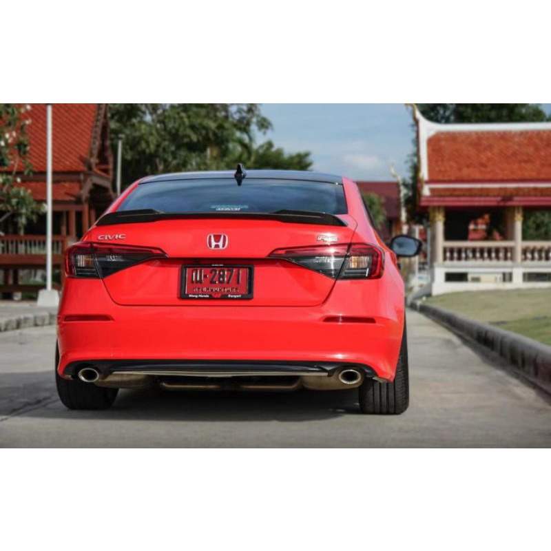 HONDA CIVIC FE 2022 RS SPOILER, DUCKTAIL, REAR SPOILER (GLOSSY BLACK OR ...