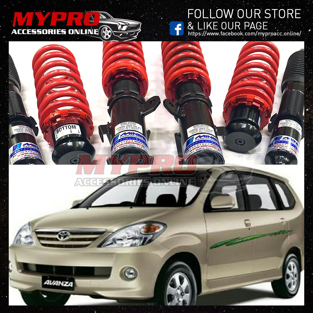 Adjustable🔥🇯🇵TOYOTA AVANZA 🇯🇵2003-2011 MINES Hi Lo Body shift ...