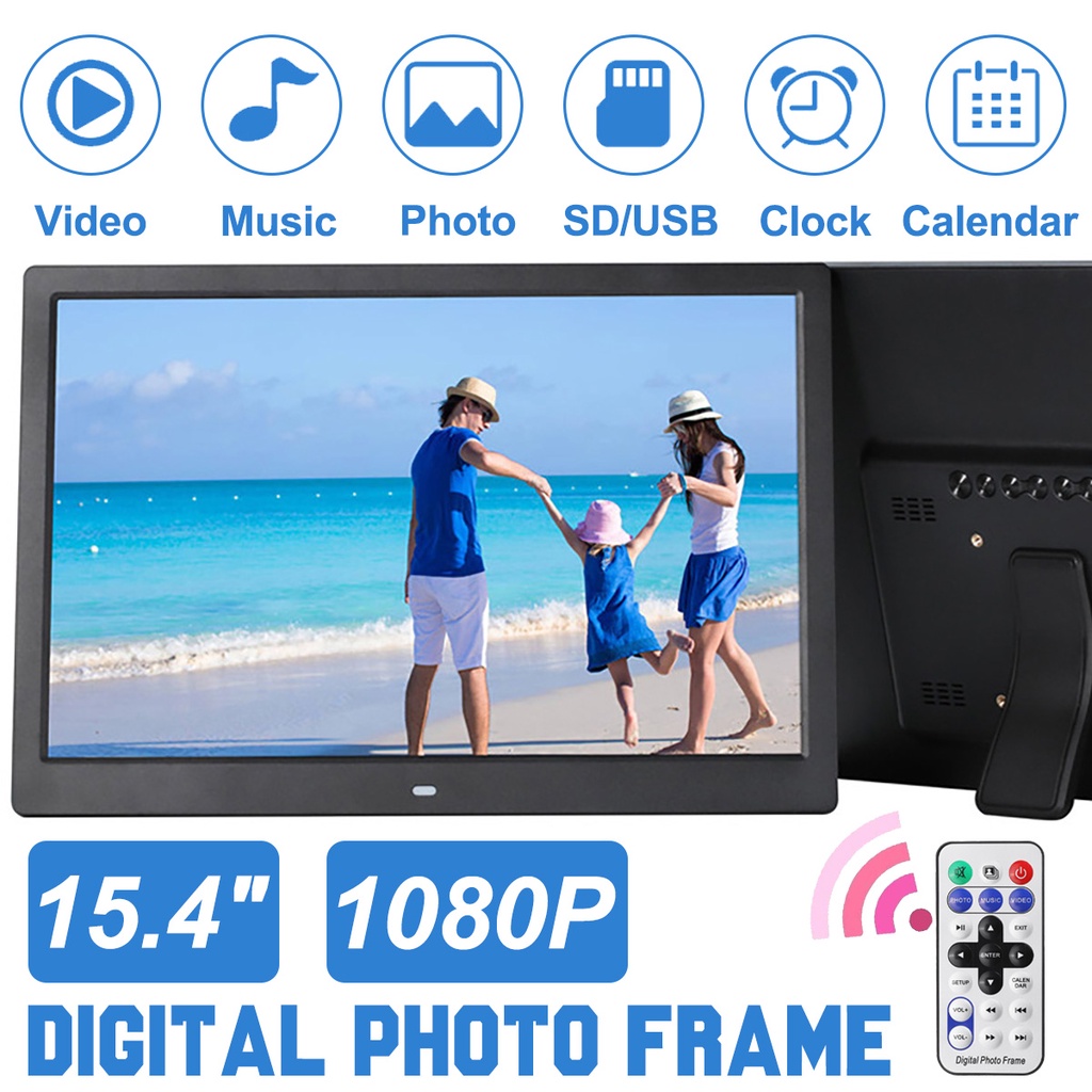 16.4 Inch 1080P HD Smart Digital Photo Frame Picture Display Ultra-Thin ...