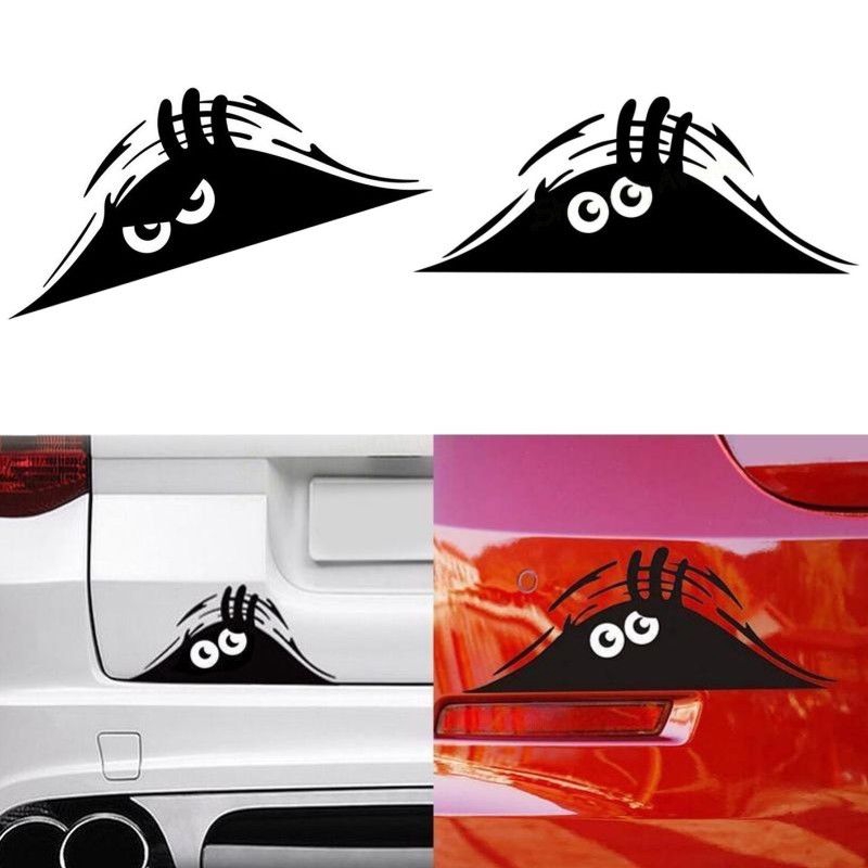 Funny Peeking Monster Auto Car Walls Sticker Graphic Vinyl Decals ...