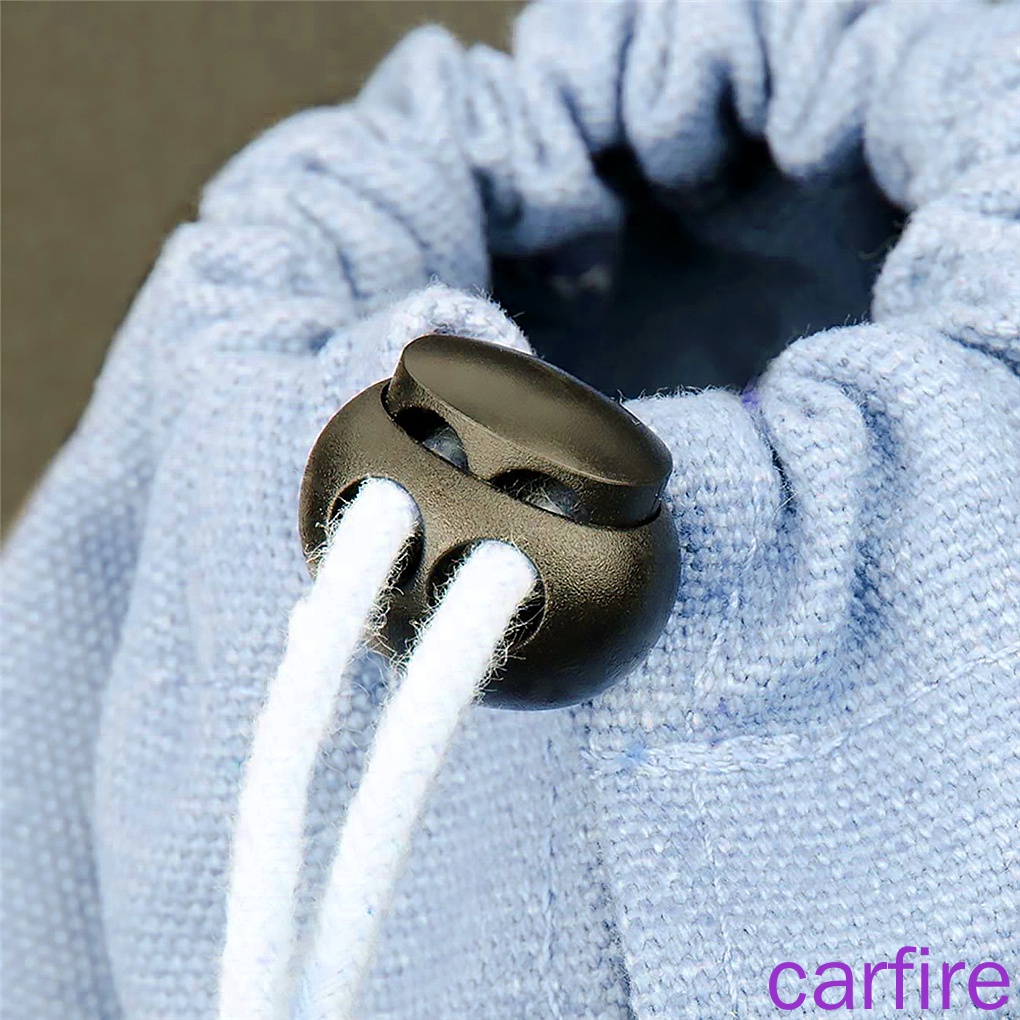 [CARFIRE]10pcs Plastic Cord Stopper Dual Holes Clothes Pants DIY ...