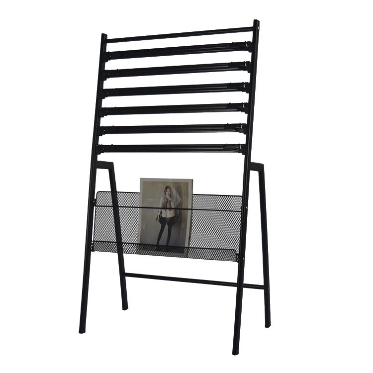 Iron Newspapers Rack the Newspaper Stand Magazine Rack Book Shelf ...