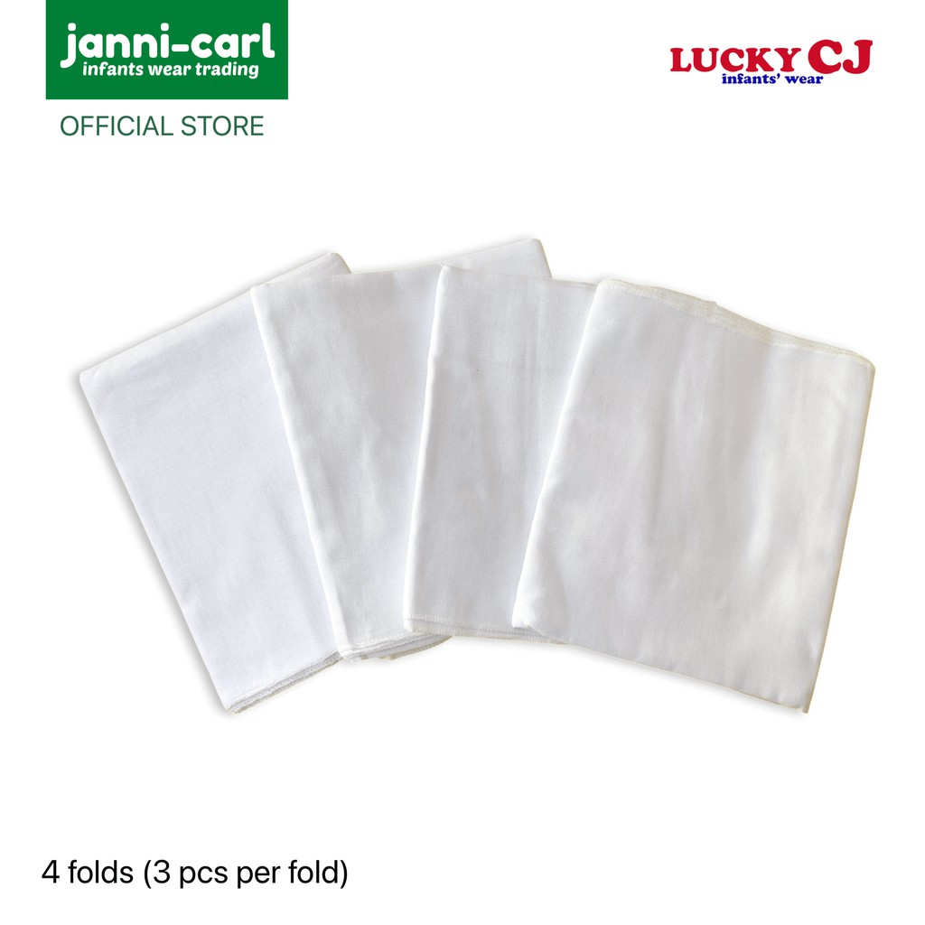 Lucky CJ Fine Gauze Cloth Diaper (Lampin) | 12 pcs | Shopee Malaysia
