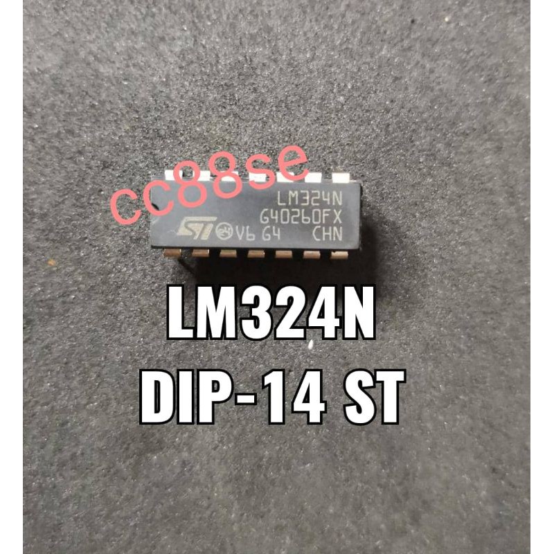 LM324N LM324DIP-14 Low Power Quad Operational Amplifier IC ST | Shopee Malaysia