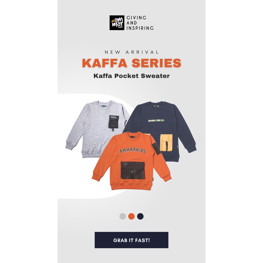 (Ammar Kids) Ammar Kids Kappa Pocket Boys' Sweaters For 3-12 Years ...