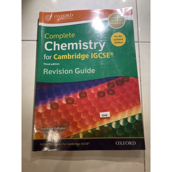 Complete Chemistry IGCSE Revision Guide (Third edition) + Free Gifts ...