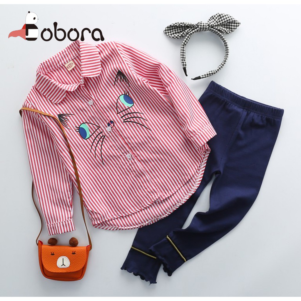 BOBORA Children Long Sleeve Shirts Fashion Girls Clothing Kids Top ...