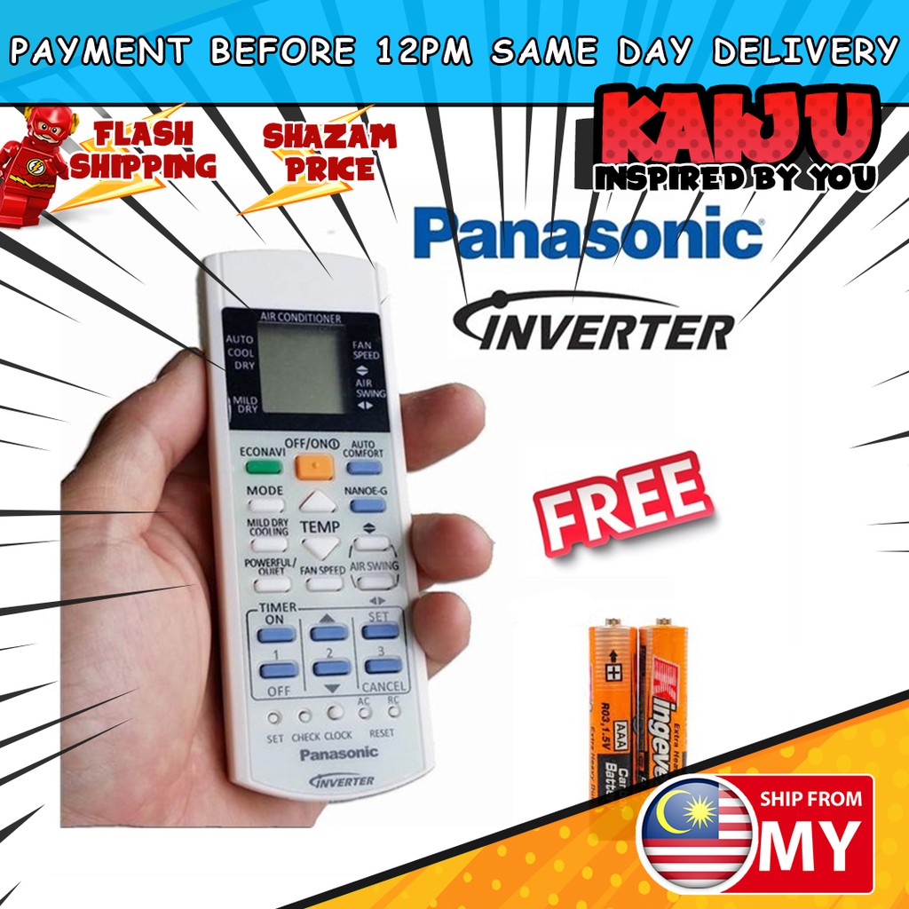 🔥QUALITY🔥 Panasonic Inverter Air Conditional Remote Control | Remote ...
