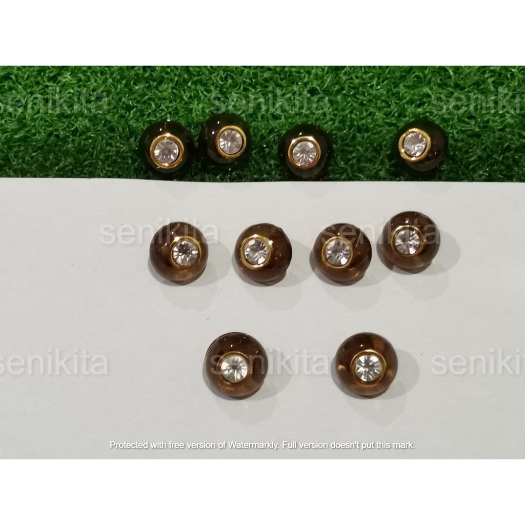 10 pcs butang baju kurung/ butang baju melayu/ butang krystal | Shopee ...