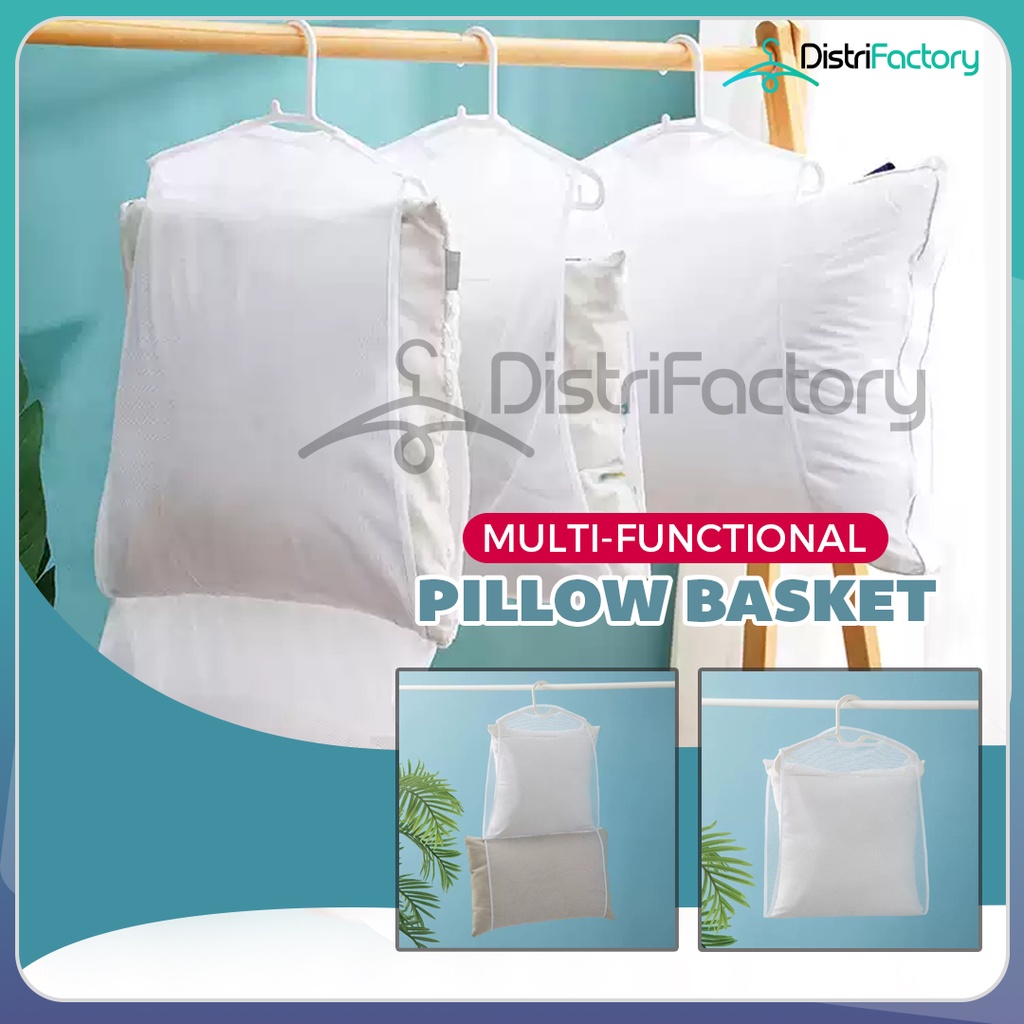 Multi-functional Large Mesh and Small Mesh Pillow Drying Basket Net ...