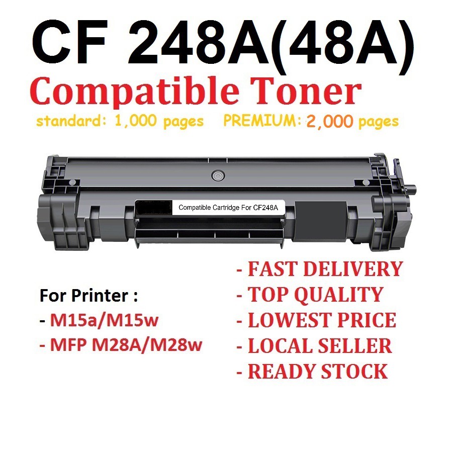 CF 248 A / 248A CF248A 248X HP Compatible Laser Pro M15A M15w M 15A 15W ...