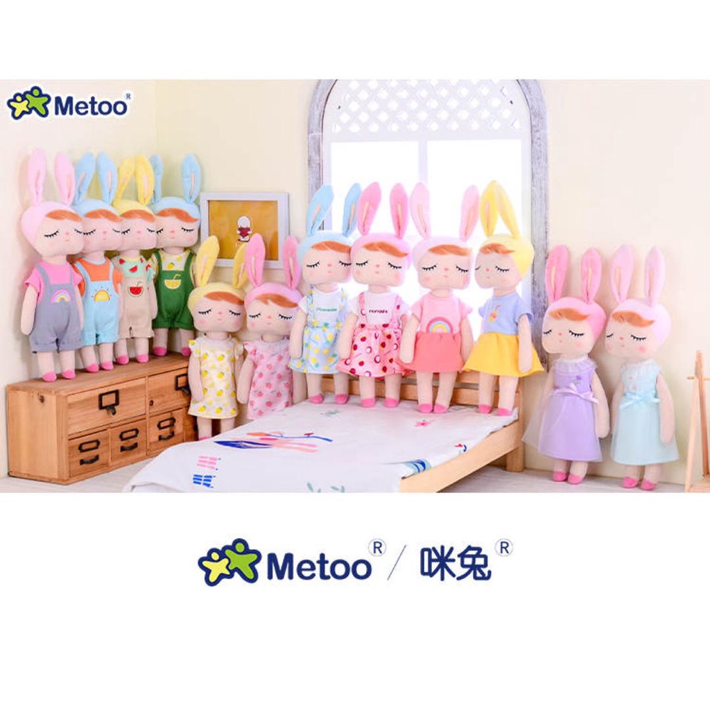 Angela Metoo Doll Personalized Embroidery Sulam Nama Untuk Baby/ Hadiah ...