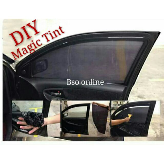 Car Magic Tint Tinted House Tint Film Reusable Removable NO Glue 20% ...