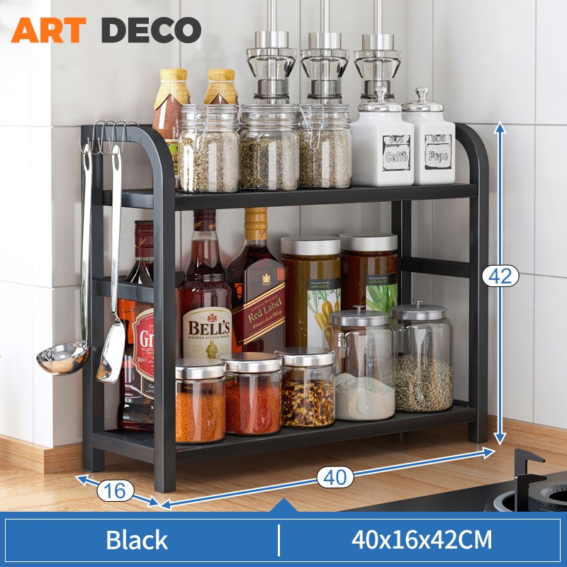 Spice Rack Rak Rempah Kitchen Storage Rack Rak Dapur Kitchen Rack ...