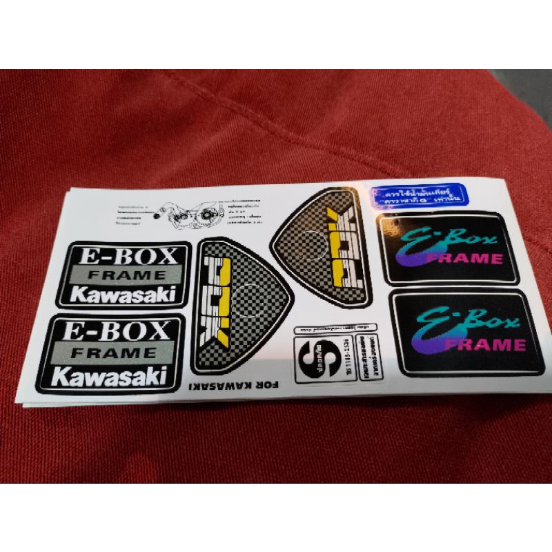 Kawasaki Kr Krz Pdk Unitrak Fuel Warning Thailand Sticker Decals ...
