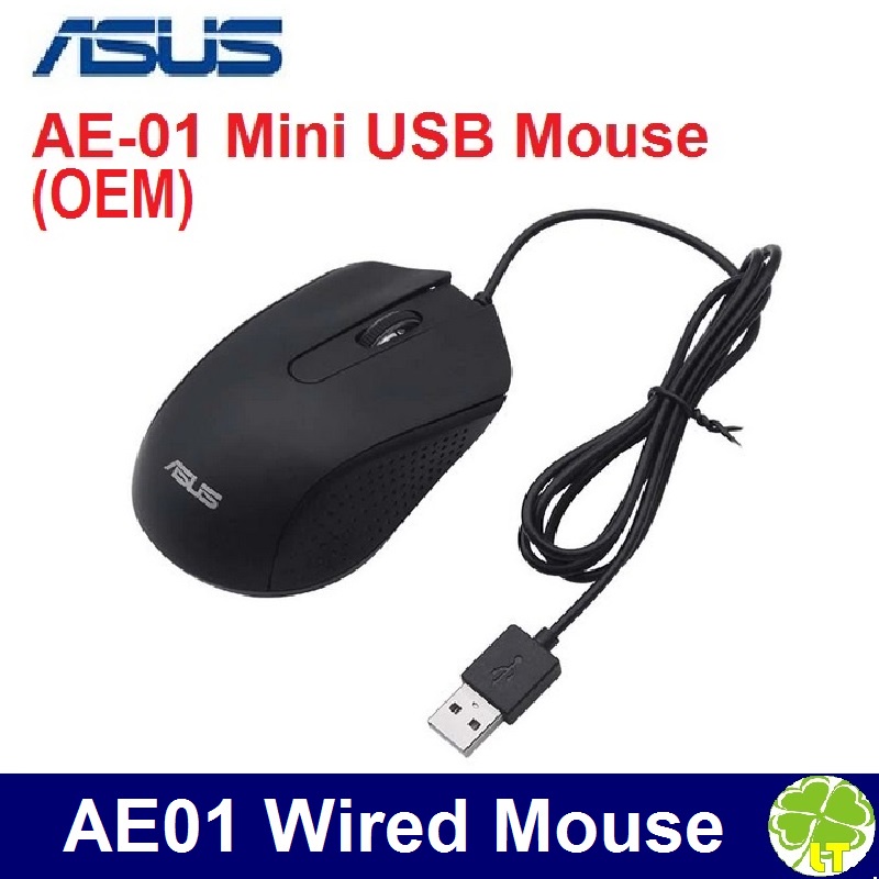 Asus Wired USB Mouse AE-01 OEM (Plug and Play, no need battery & Driver ...