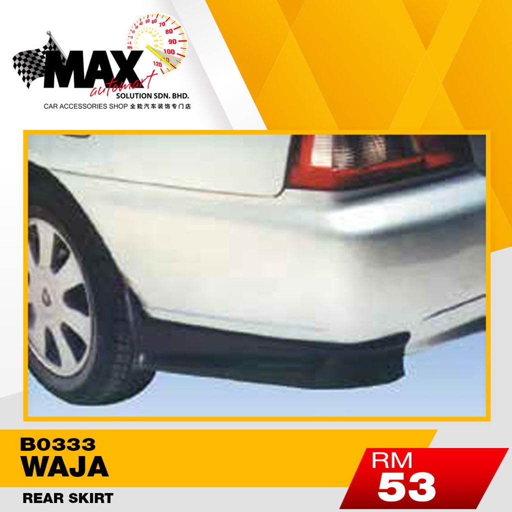 B0333 PROTON WAJA REAR SKIRT BODYKIT | Shopee Malaysia